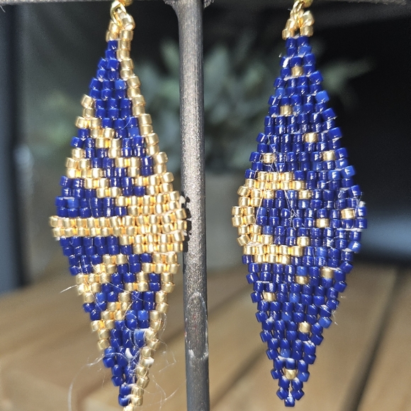 ASCS BEAUTY | Jewelry | Handmade Beaded Moon And Sun Earrings | Poshmark